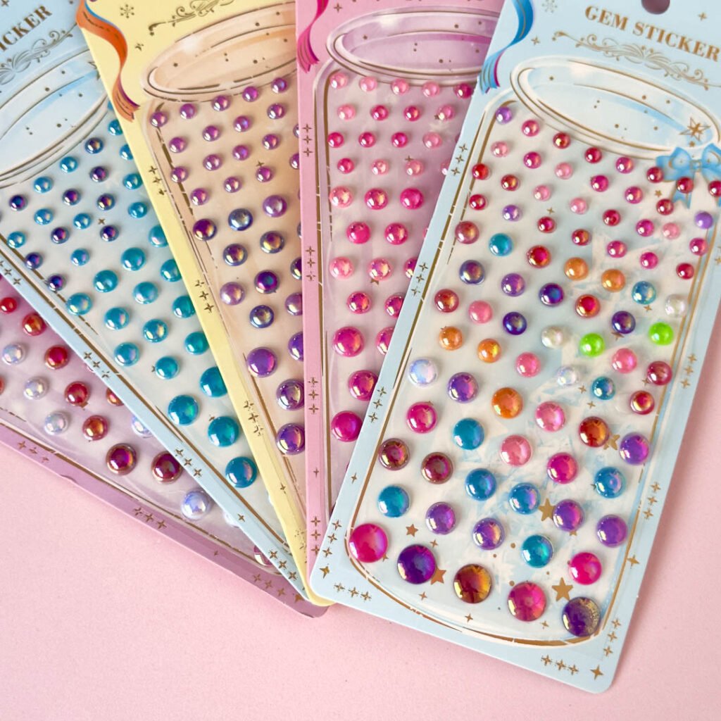 Brillos Gem Sticker Perla - MKD IMPORTACIONES